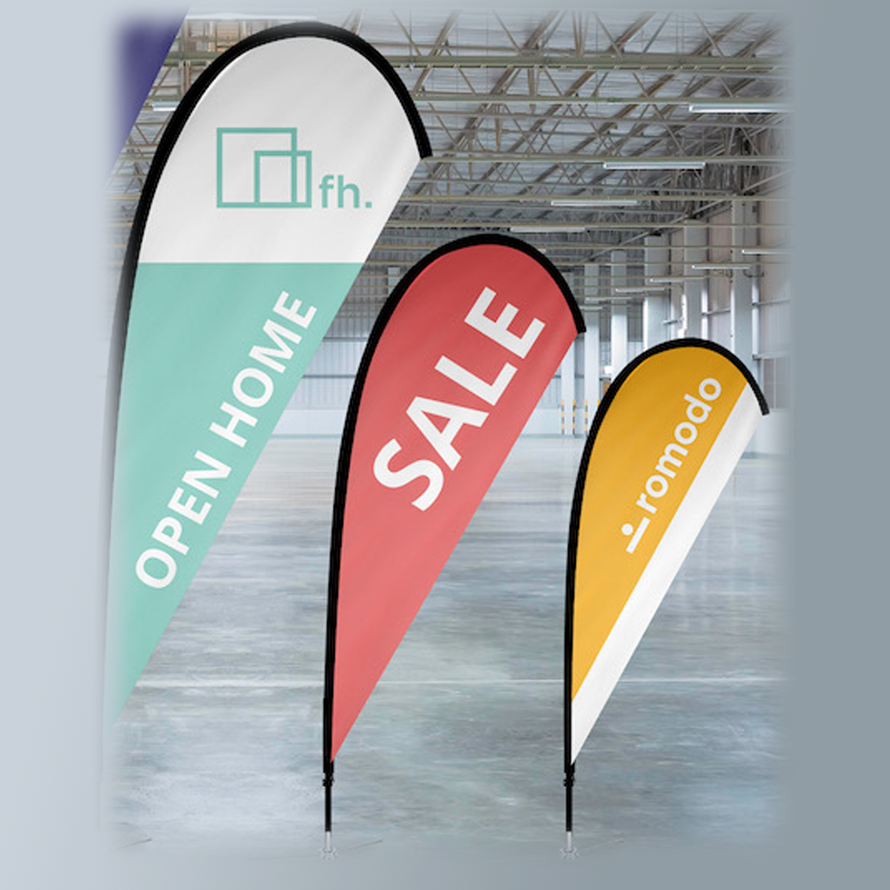 Tear Drop Flags – SignOSign